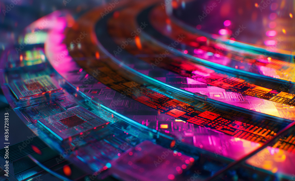 Atomic layer deposition process in AI chip production, highlighting the ...