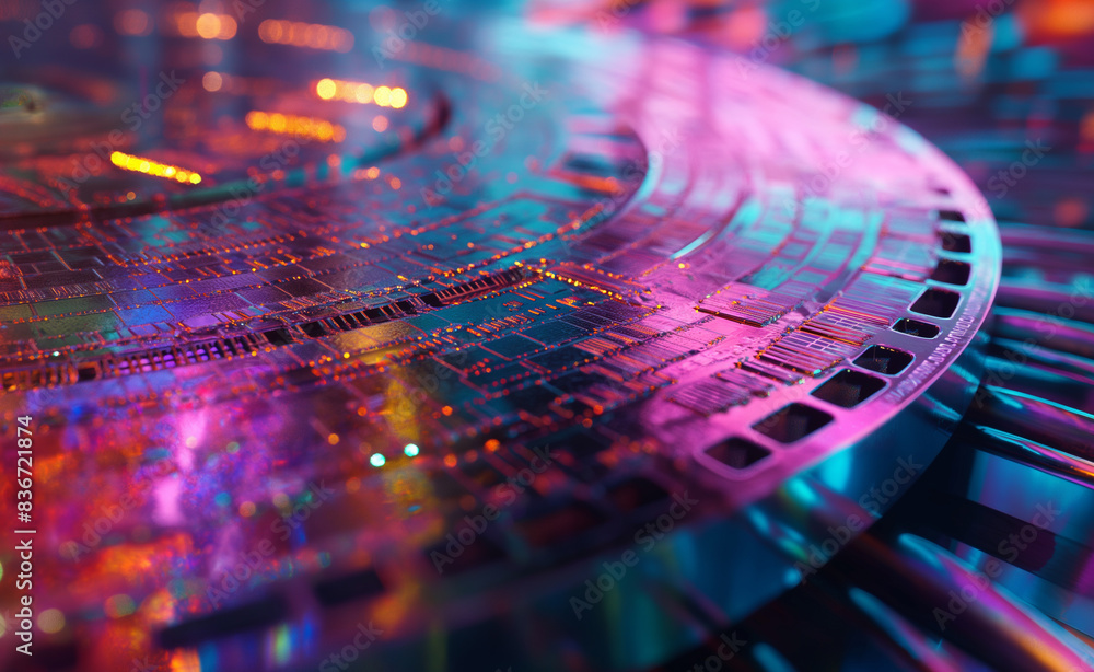 Atomic layer deposition process in AI chip production, highlighting the ...