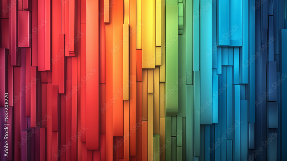 Colorful background with a gradient from red to blue, is made up of ...