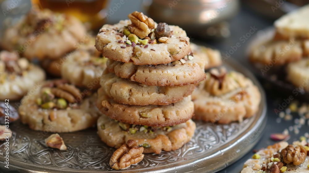 Traditional Arabic Eid cookies. These cookies are a traditional part of ...