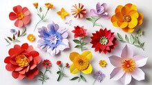 A Decorative Flowers Made Of Paper Free Stock Photo - Public Domain ...
