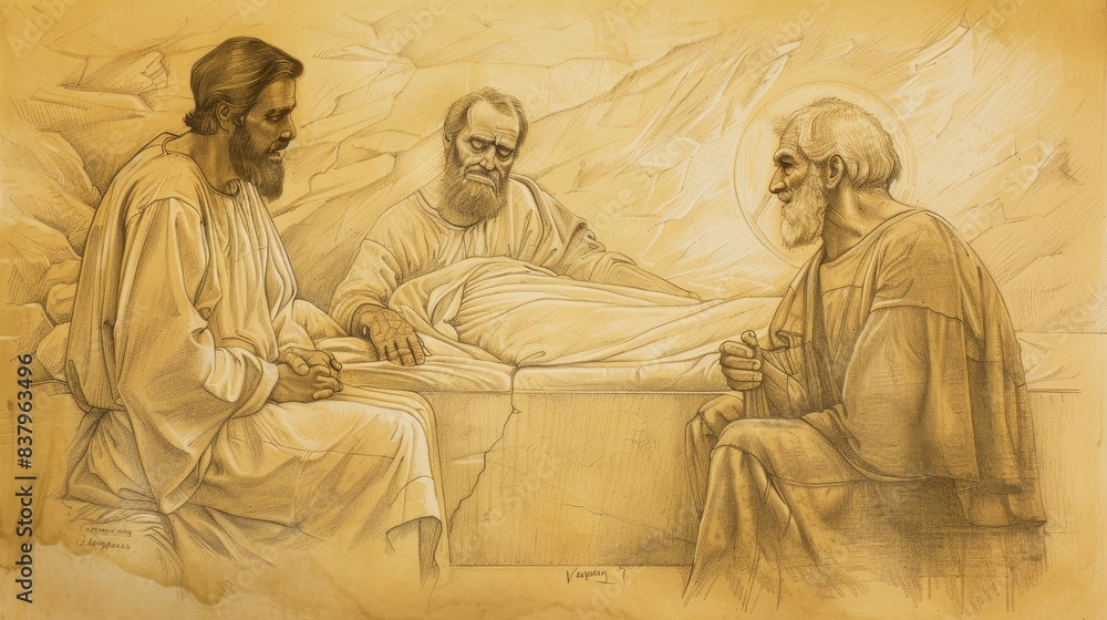 Biblical Illustration of the Parable of the Rich Man and His Manager ...