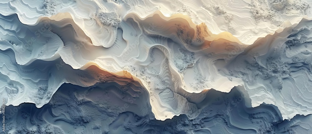 Sand warming dune formation top view explaining erosion processes scifi ...