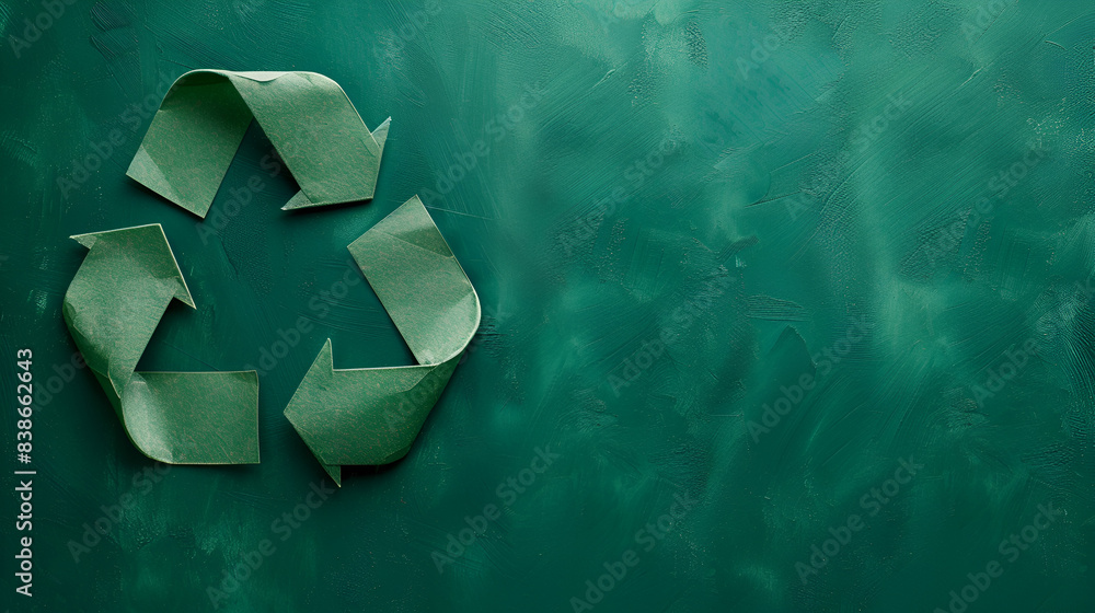 simbolo de reciclaje para conservar el medio ambiente salvando el ecosistema del planeta tierra ...