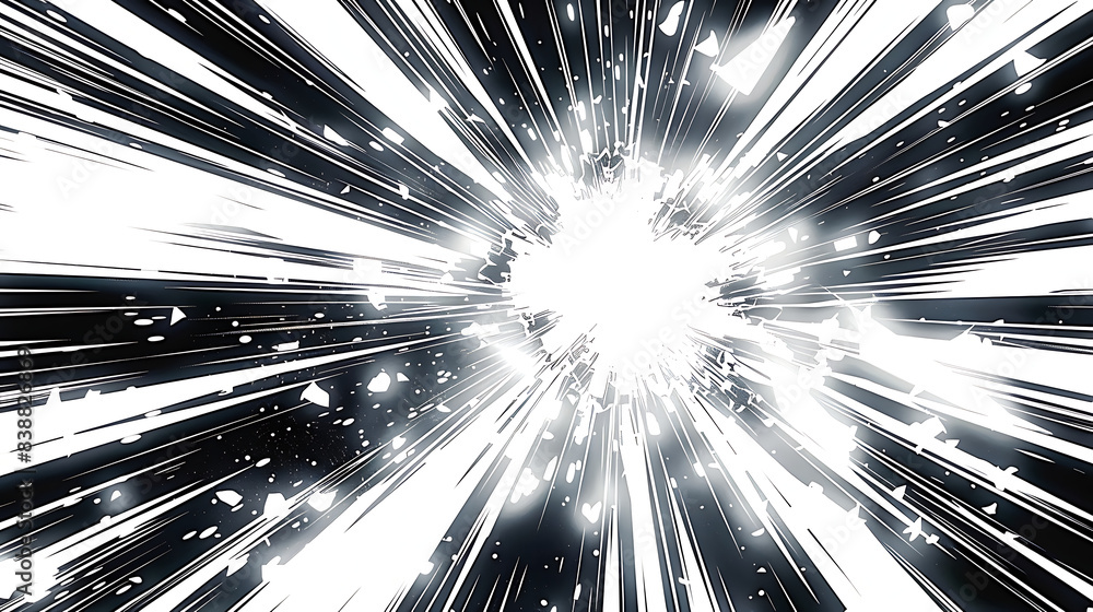 Experience the dynamic energy of manga and anime style comic speed ...