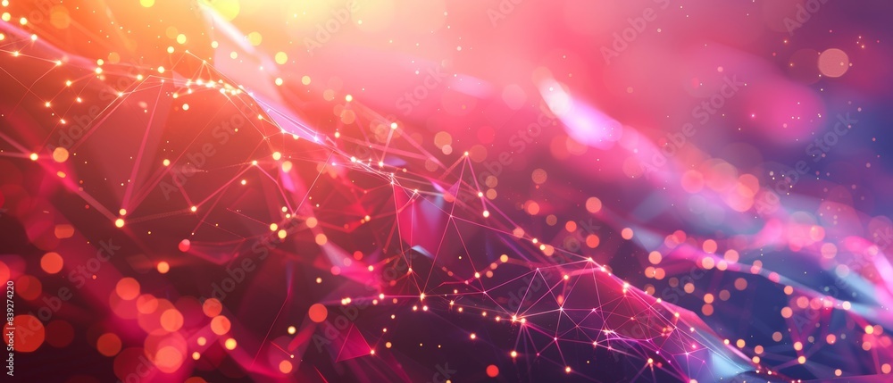 Digital background with geometric shapes and lines, suitable for ...