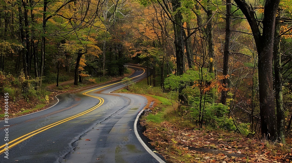 Historic Roads: Pictures of roads with historical significance, such as ...