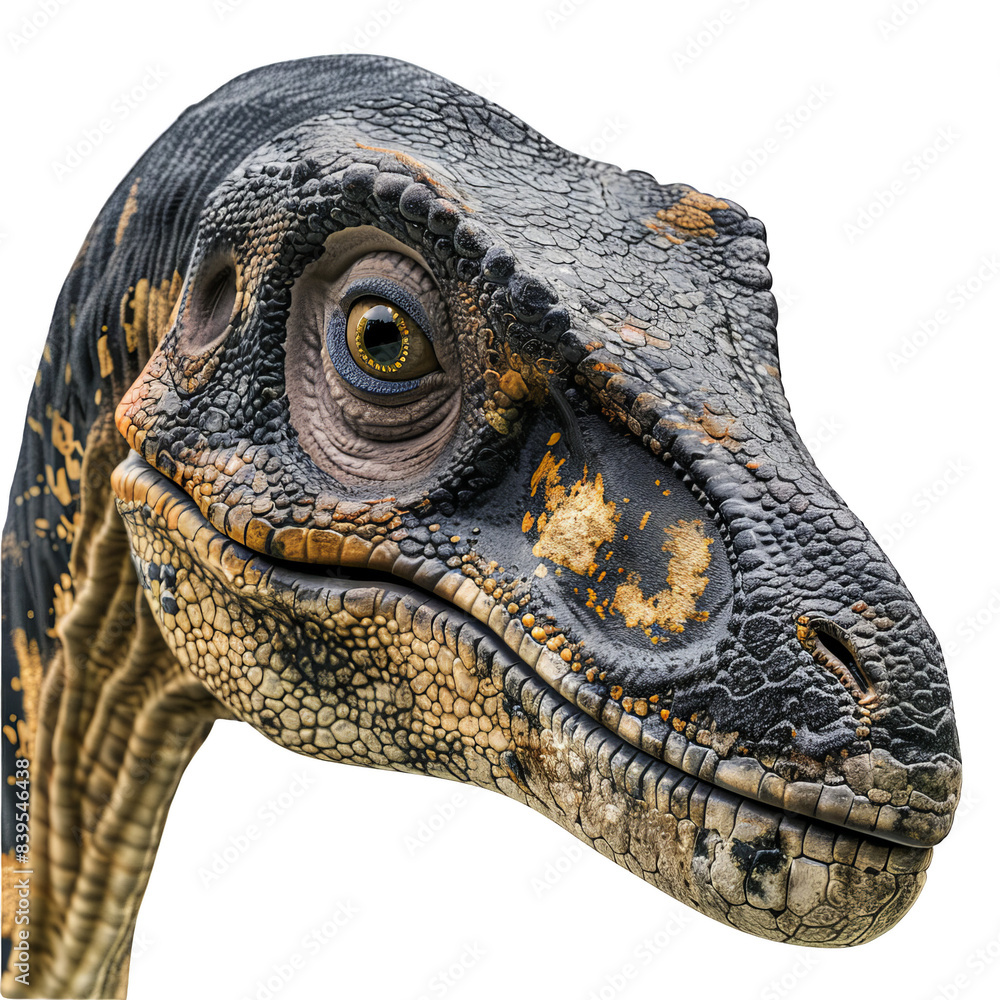 Close-up Argentinosaurus of a detailed dinosaur model. Captures the ...