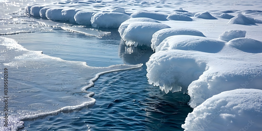 Impacts of Climate Change Ice floes and icebergs in the frigid Arctic ...
