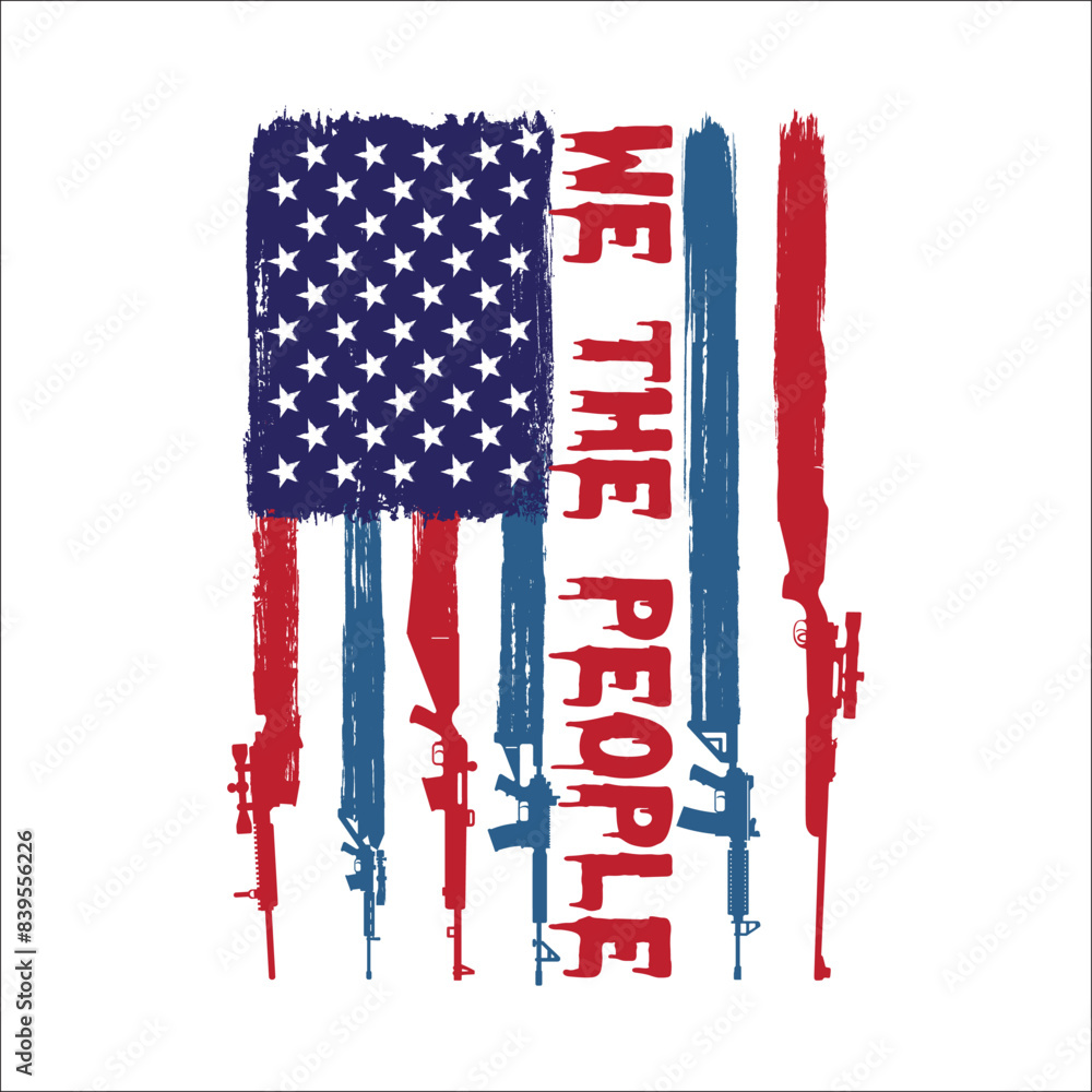 We The People 1776 SVG Patriotic America T-shirt, We The People Are Fed ...