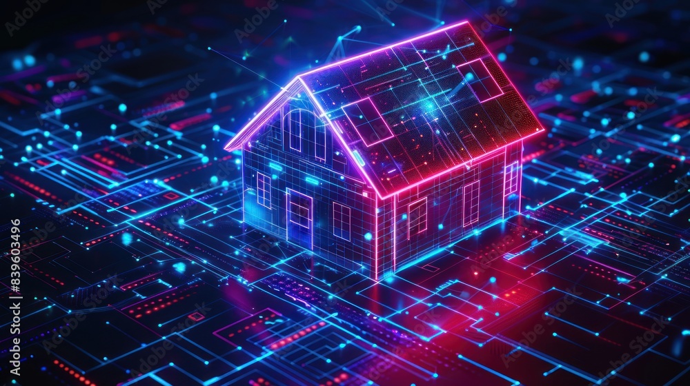 controlled construction of a smart house using artificial intelligence ...