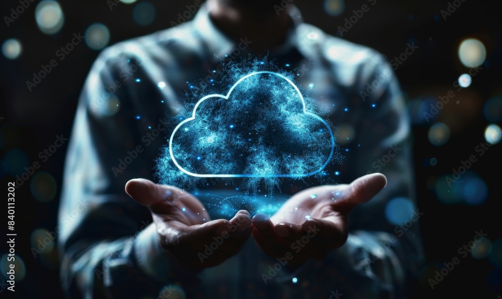 An interactive cloud computing interface, connectivity, and data ...