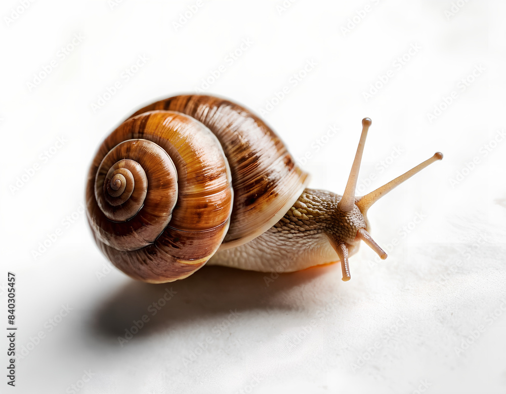 Ultra-Realistic 3D Rendering of a Snail with Intricate Shell Details ...