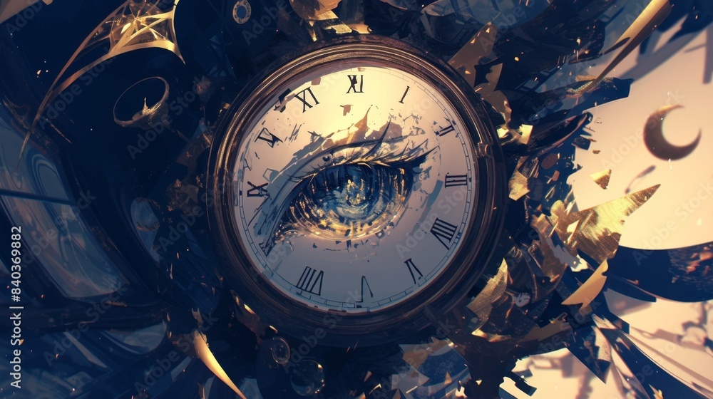 In the dead of night the clocks hands moved with an otherworldly ...