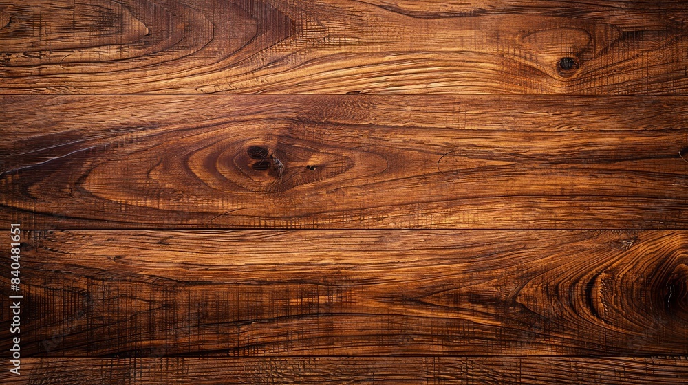 High-resolution close-up of polished wooden texture with rich brown ...