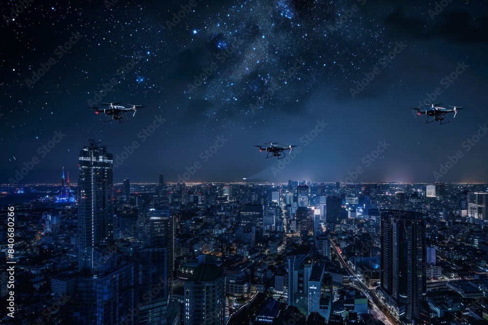 drone quad copters with high resolution digital camera flying aerial ...