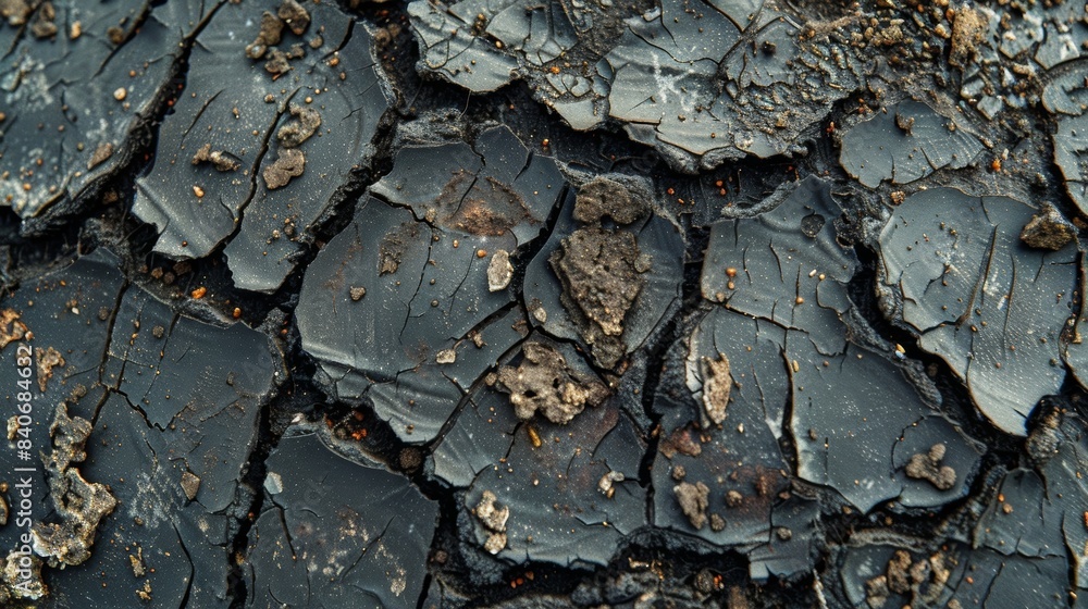 Jagged edges and rough patches create a bumpy uneven surface on this ...