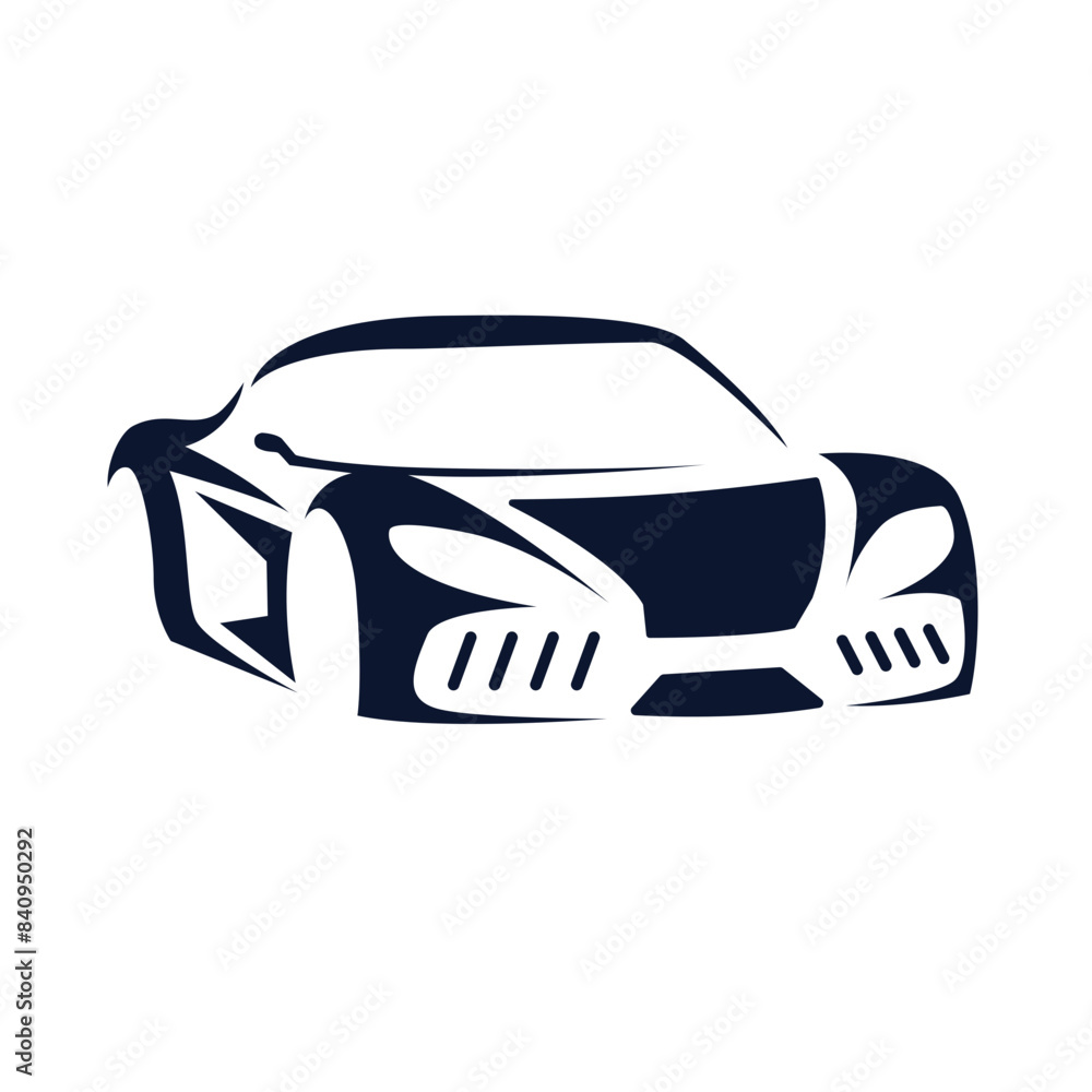 car logo design with a monoline concept, very suitable for your company ...