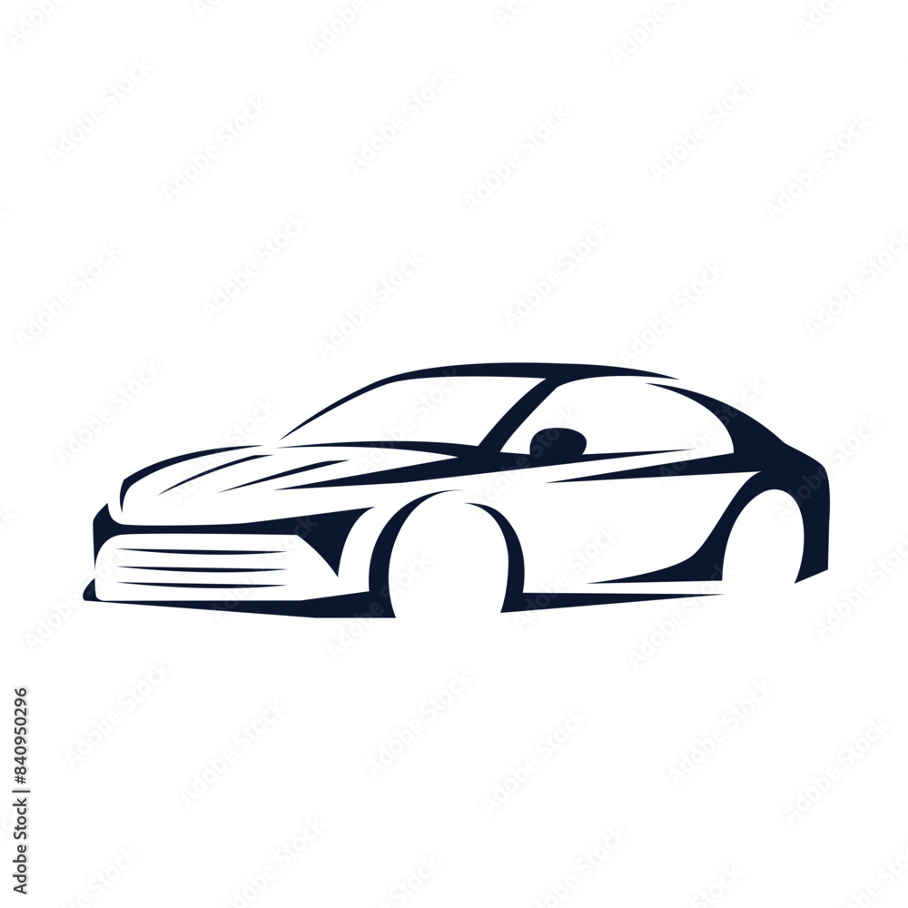 car logo design with a monoline concept, very suitable for your company ...