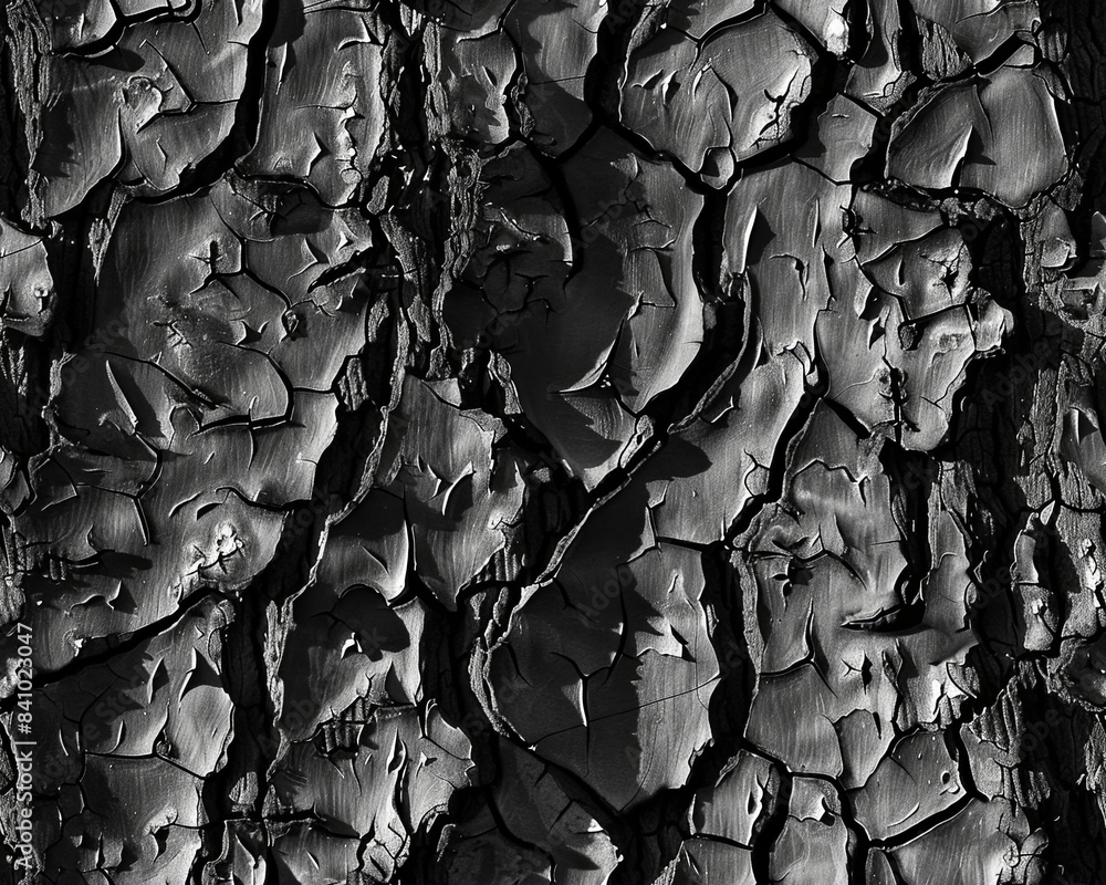 Seamless image of the bark of various types of temperate trees. Stock ...