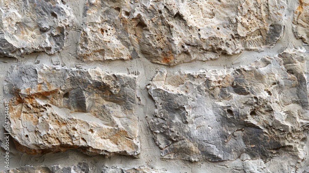 Develop a texture that captures the rugged, pitted surface of limestone ...