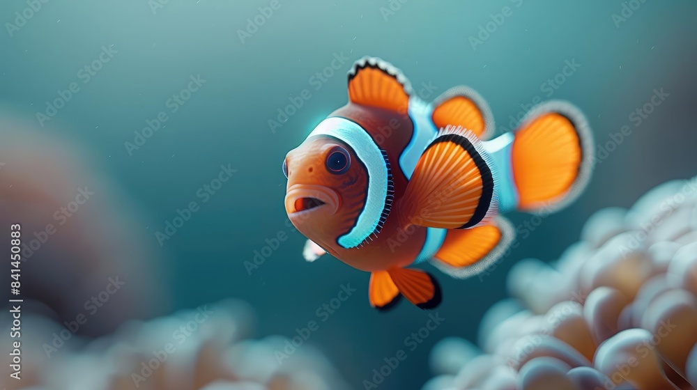 Clownfish Underwater, Anemonefish Portrait, Tropical Fish, Clownfish ...
