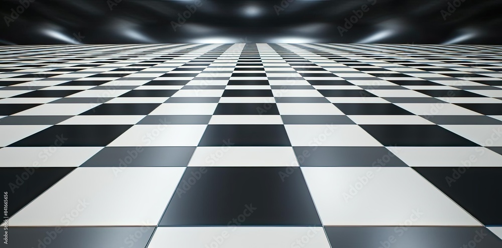 checker texture of a checkerboard floor featuring black and white tiles ...