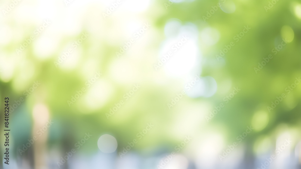 Blurred background of green environment. Stock Photo | Adobe Stock