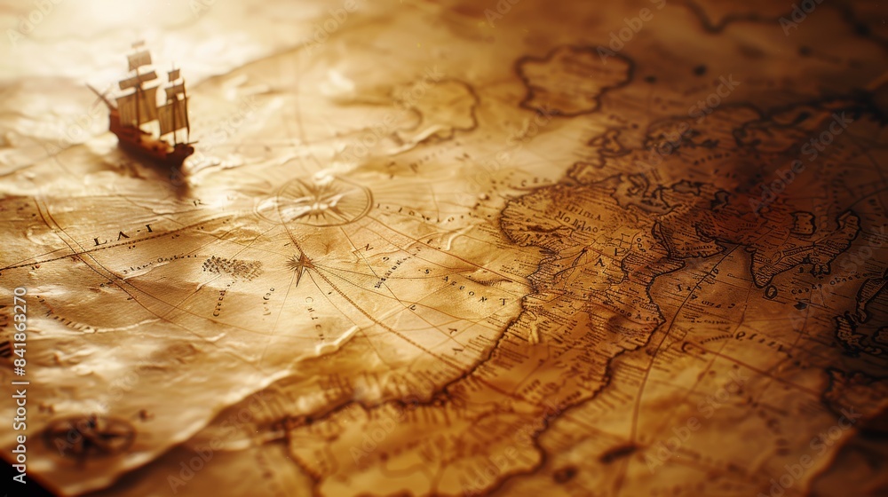 Explore the stunning details of a vintage world map, perfect for ...