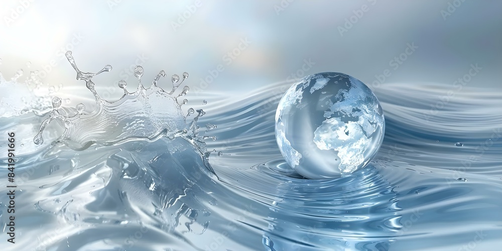 Dropletshaped planet emphasizes waters vital role in sustaining global ...