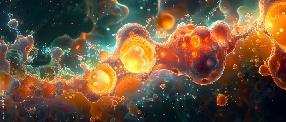 Digital Painting, Under the microscope, microbes reveal secrets that ...