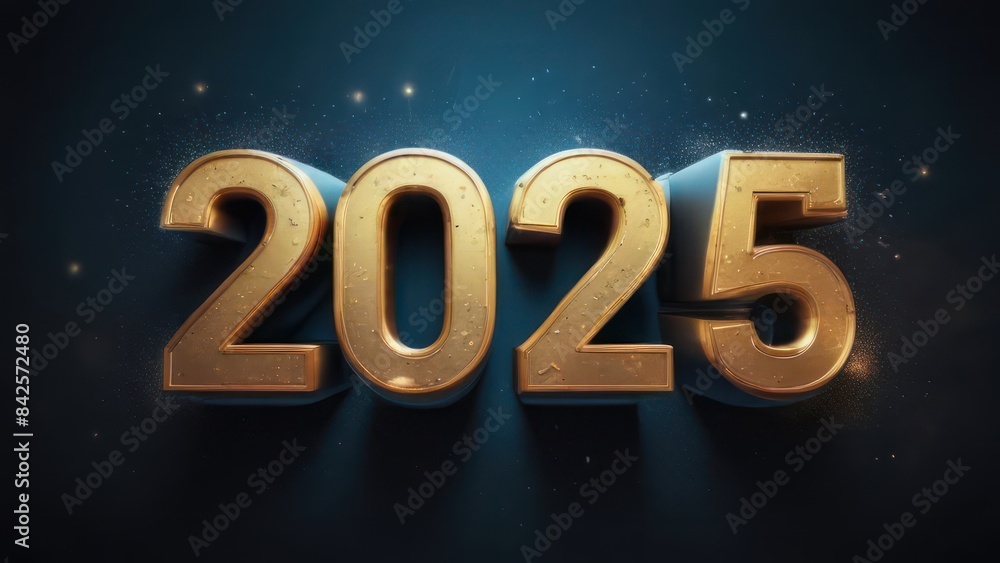 numbers 2025. concept of the new year 2025. postcards for 2025 Stock ...