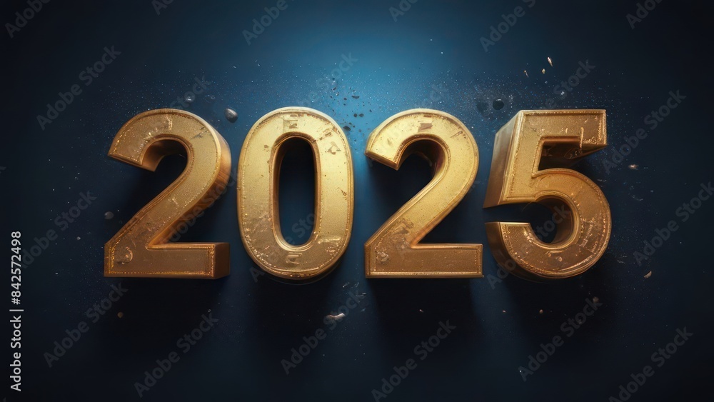 numbers 2025. concept of the new year 2025. postcards for 2025 Stock ...