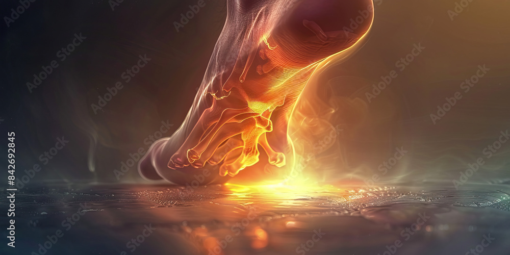 Stock-Illustration „Pott's Fracture: The Ankle Pain and Deformity ...