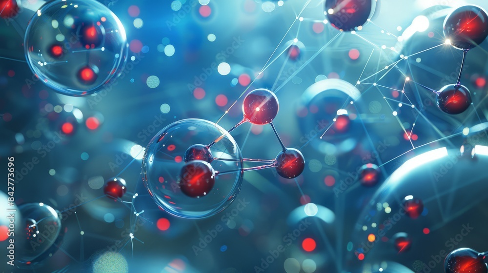 Design a scene depicting electron transfer in a redox reaction ...