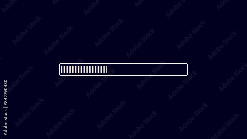 Loading Progress Bar illustration. Stock Illustration | Adobe Stock