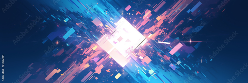 Cyberpunk Technical background abstraction UI UX modern trendy design ...