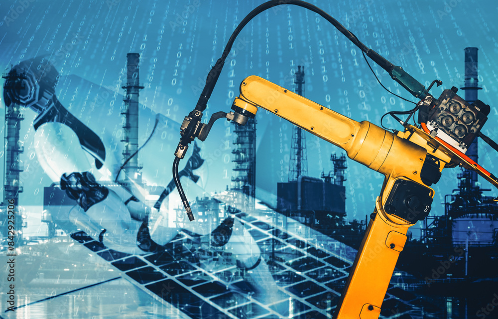 MLP Smart industry robot arms for digital factory production technology ...