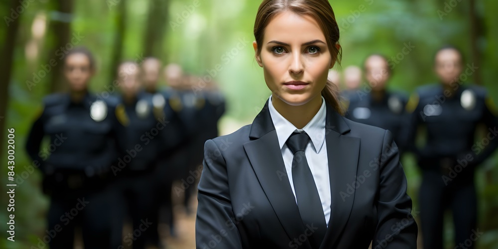 Female officer sets example for colleagues as a leader in her field ...