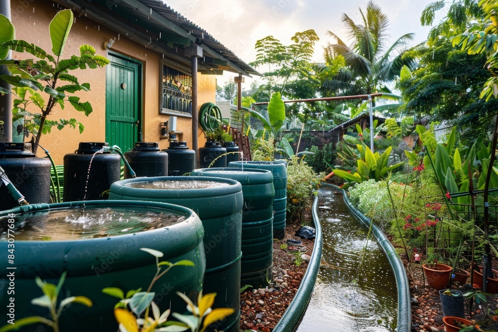 Sustainable Home with Green Plumbing System and Rainwater Harvesting ...