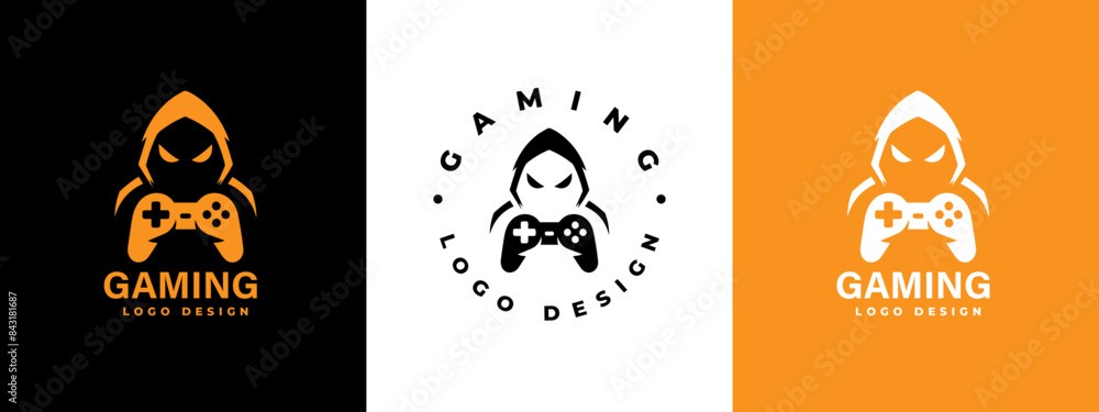 Gaming Logo for Gamers, Esport Logo Design and Gaming Controller Emblem ...