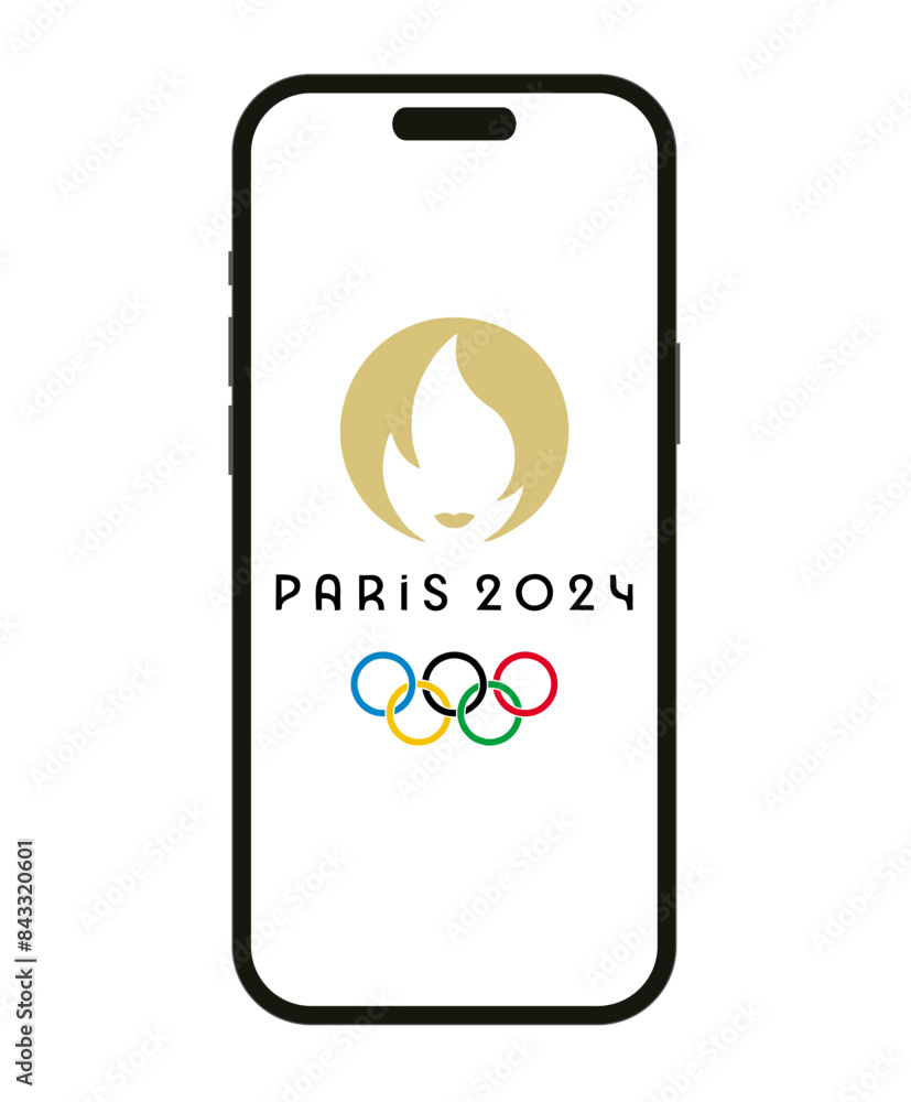 High resolution Paris Olympics 2024 official logo transparent png ...