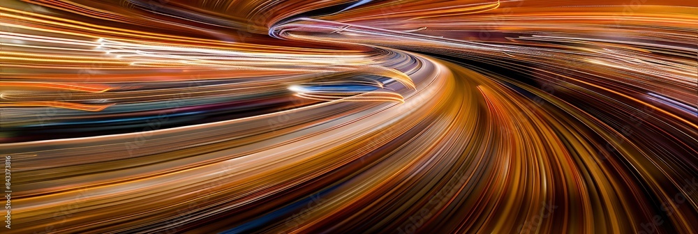 Dynamic Lines Creating A Sense Of Energy And Flow, In Vibrant Hues ...