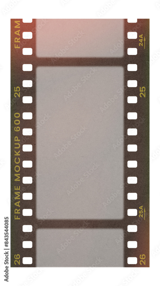 Film frame photo strip high-resolution blank filter. 35mm scan template ...