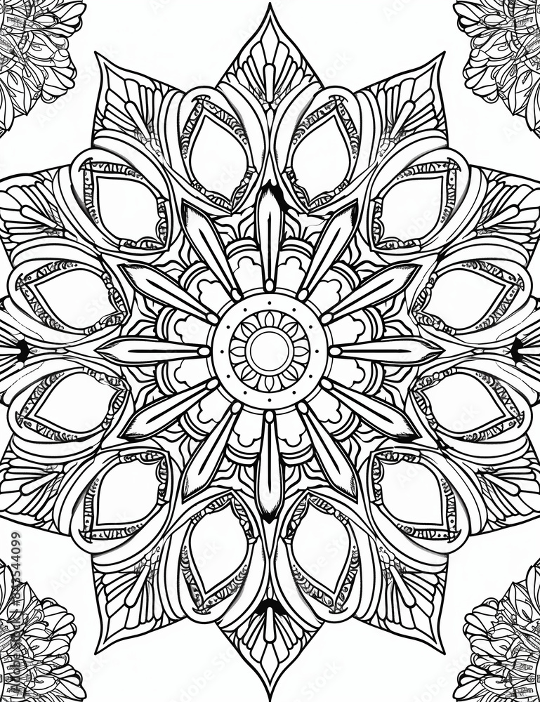 Mandala Masterpieces: High-Resolution Detailed Patterns for Relaxation ...