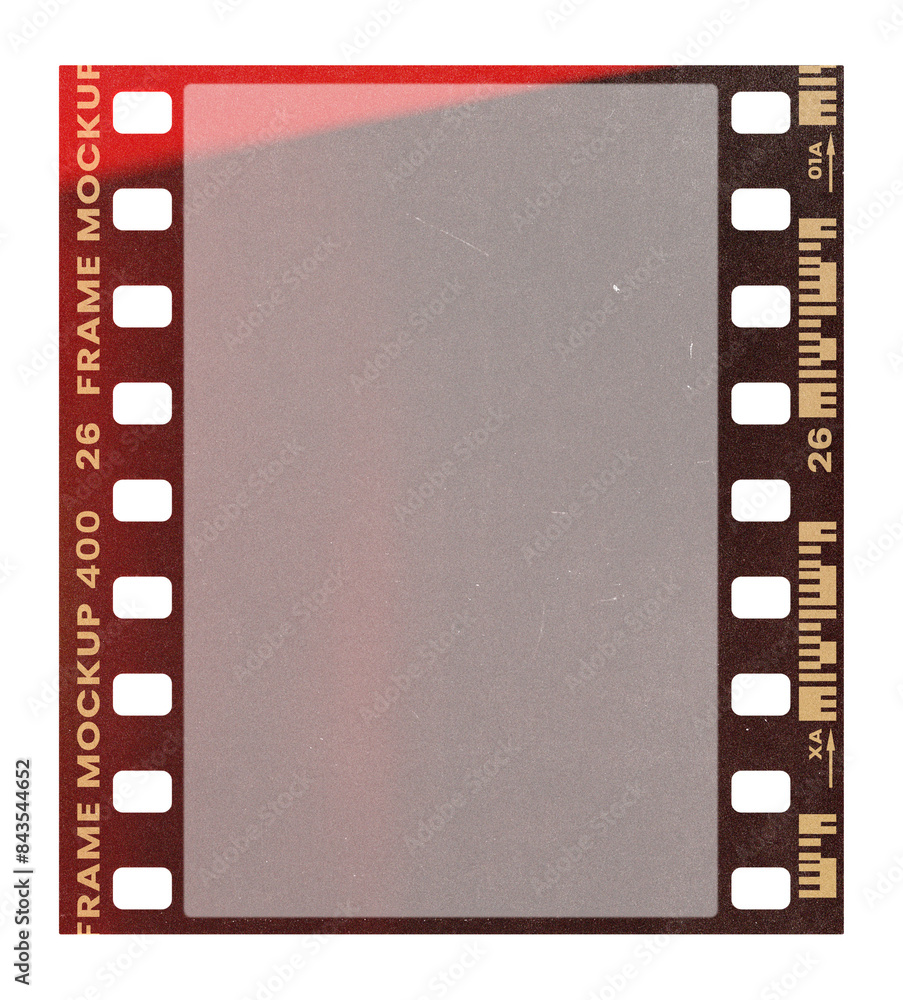 Film frame photo strip high-resolution blank filter. 35mm scan template ...