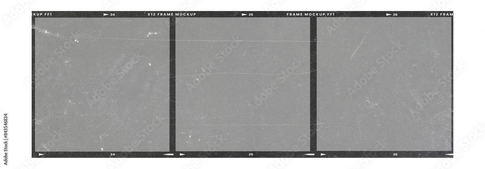 Film frame photo strip high-resolution blank filter. 35mm scan template ...