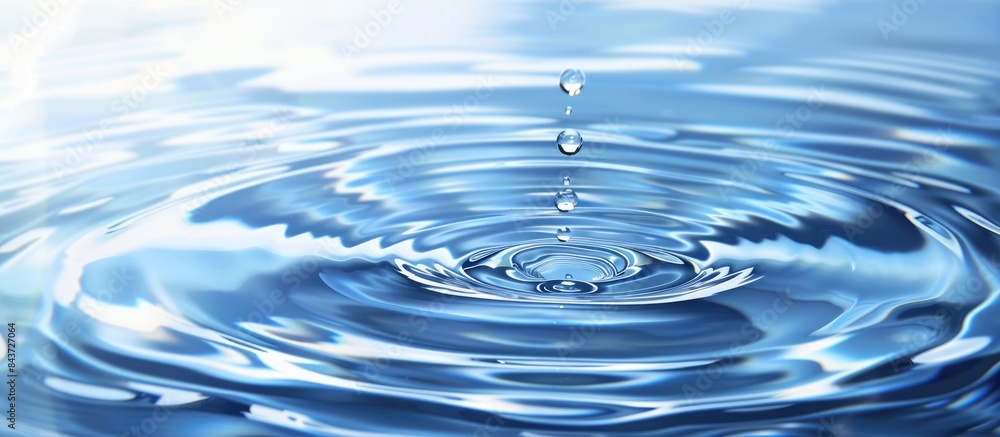 Refreshing water background with blue ripples: perfect for your design ...