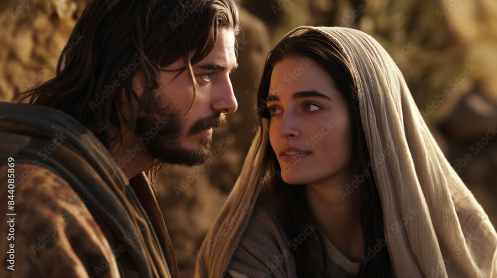 A touching image of Jesus appearing to Mary Magdalene after the ...