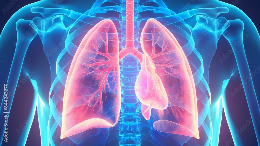 An x-ray of a real person's chest, displaying transparent ribcage ...